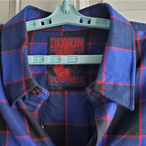 DIXXON | Shirts | Dixxon Flannel Voorhees 29 Og Horror Trilogy Friday ...